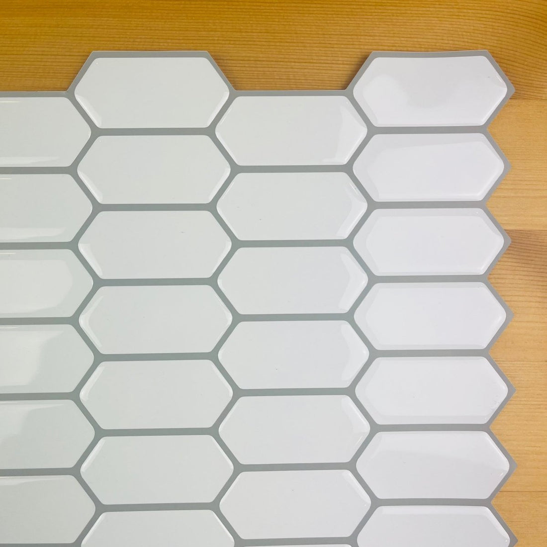 Hexagonal Stick on Tile (White) – Sticky Tiles™ Australia