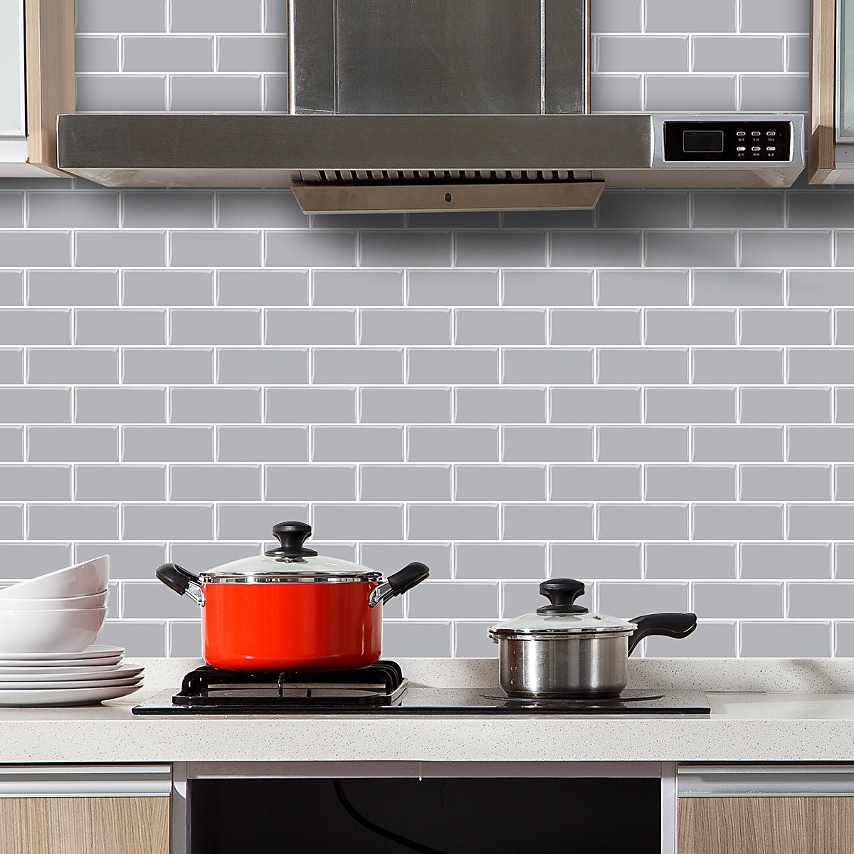 Subway Stick on Tile (Grey) – Sticky Tiles™ Australia