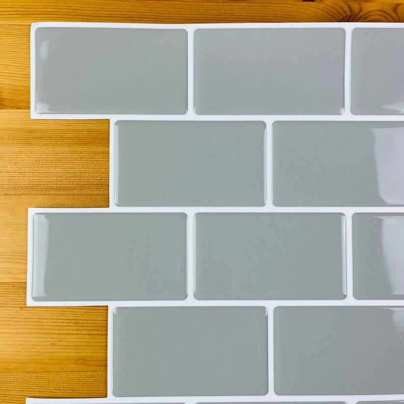 Subway Stick on Tile (Grey) – Sticky Tiles™ Australia